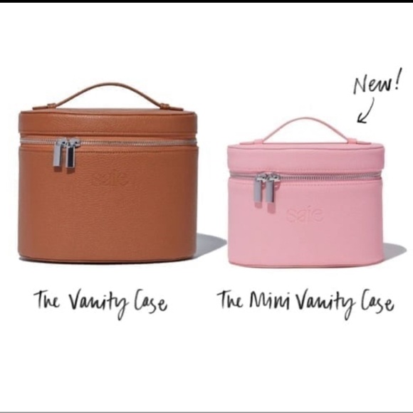 Saie | Bags | Saie Pink Mini Vanity Cosmetic Bag | Poshmark